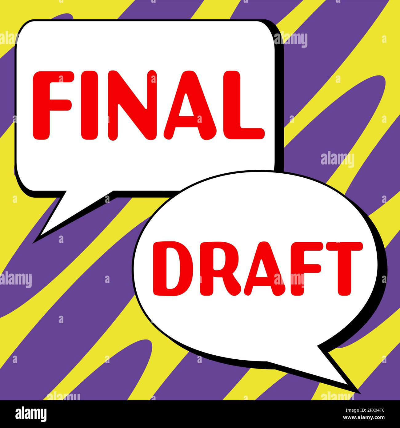 Text showing inspiration Final Draft, Business showcase final version ...