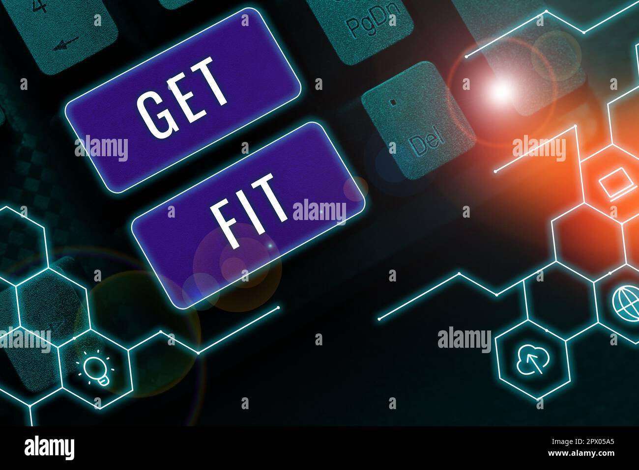 Sign displaying Get Fit, Business showcase right size or shape for ...