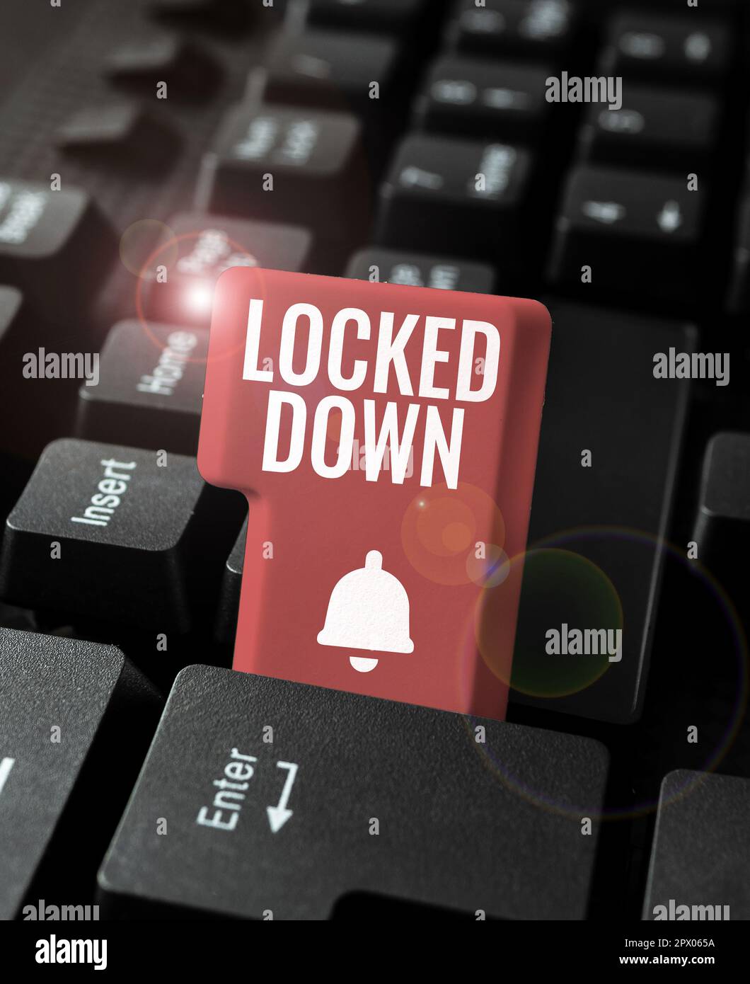 Inspiration showing sign Locked Down, Internet Concept emergency ...