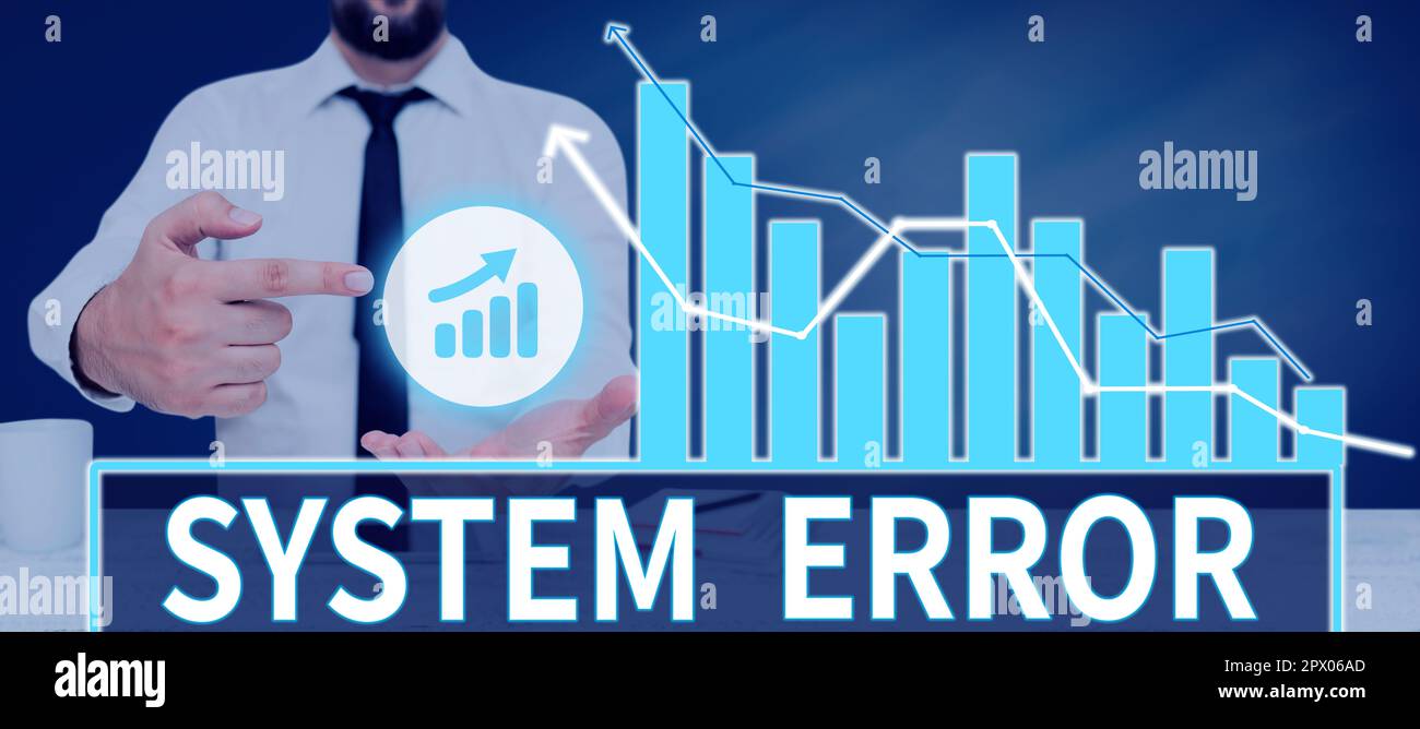 Inspiration showing sign System Error, Internet Concept Technological ...