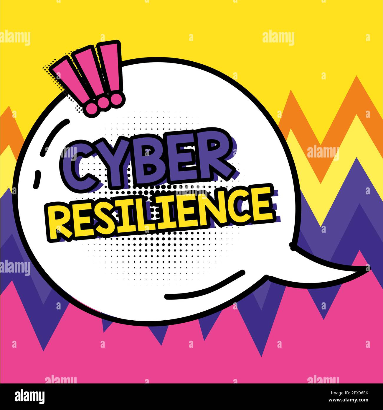 Hand writing sign Cyber Resilience, Business concept measure of how ...