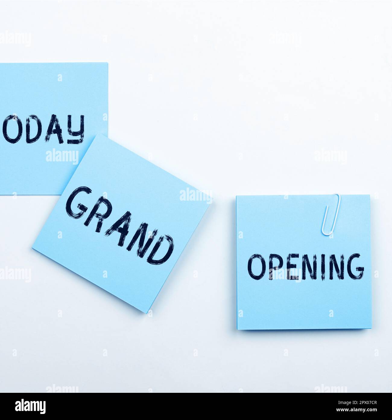 Handwriting text Grand Opening, Word for Ribbon Cutting New Business ...