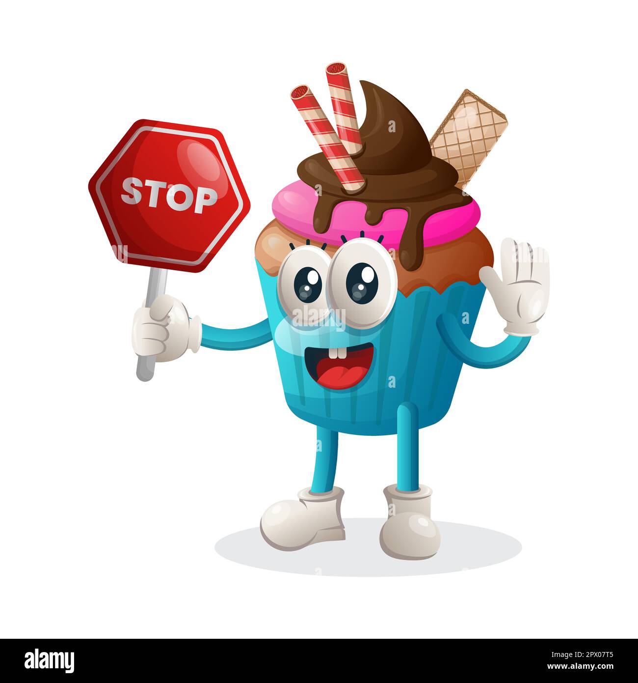 Cupcake stop Stock Vector Images - Alamy