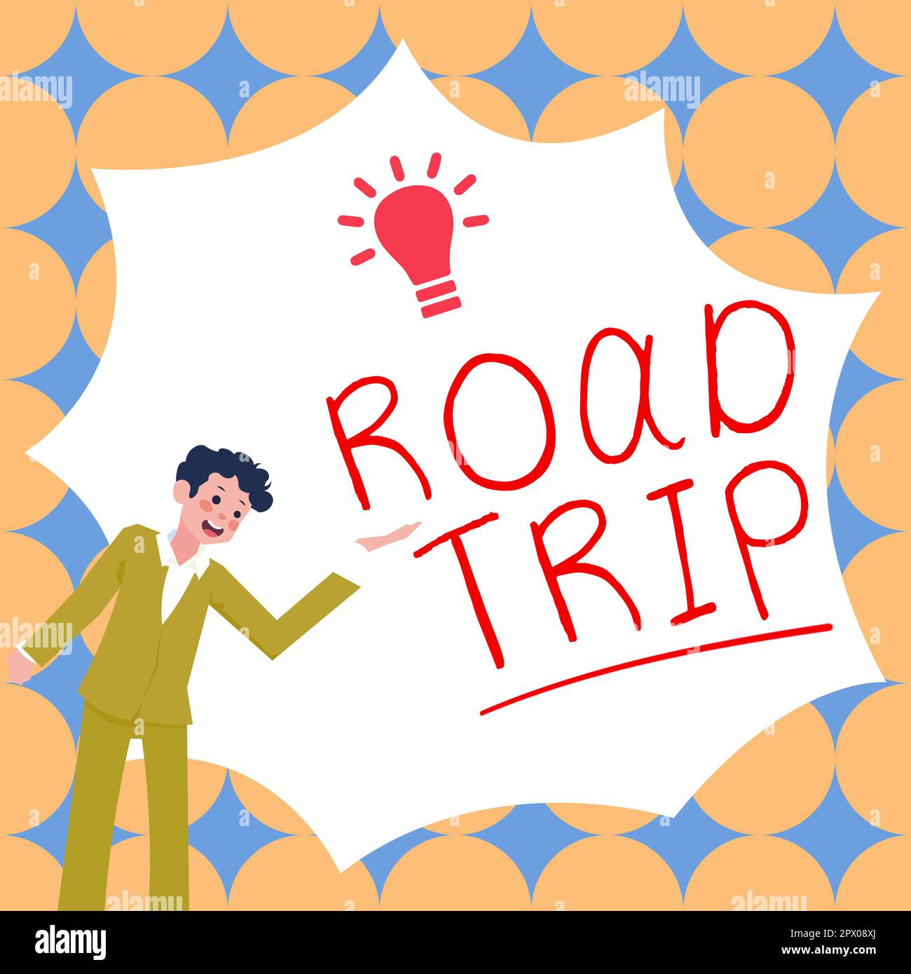 Writing displaying text Road Trip, Business showcase Roaming around ...