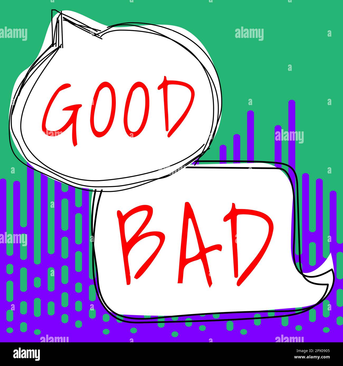 Text caption presenting Good Bad, Internet Concept to seem to be going ...