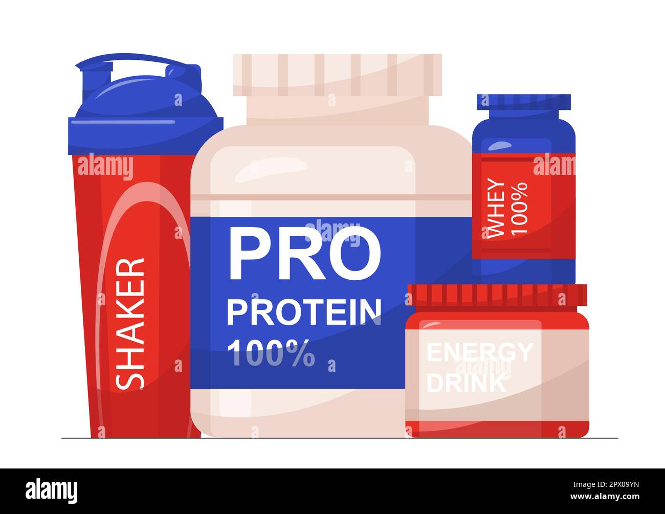 Sports supplements concept Stock Vector Image & Art - Alamy