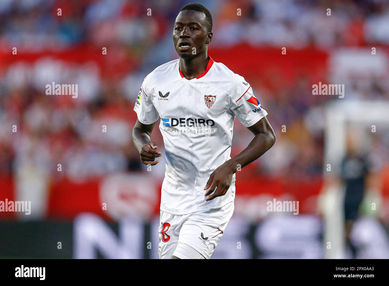 Pape Gueye of Sevilla FC during the La Liga match between Sevilla FC ...
