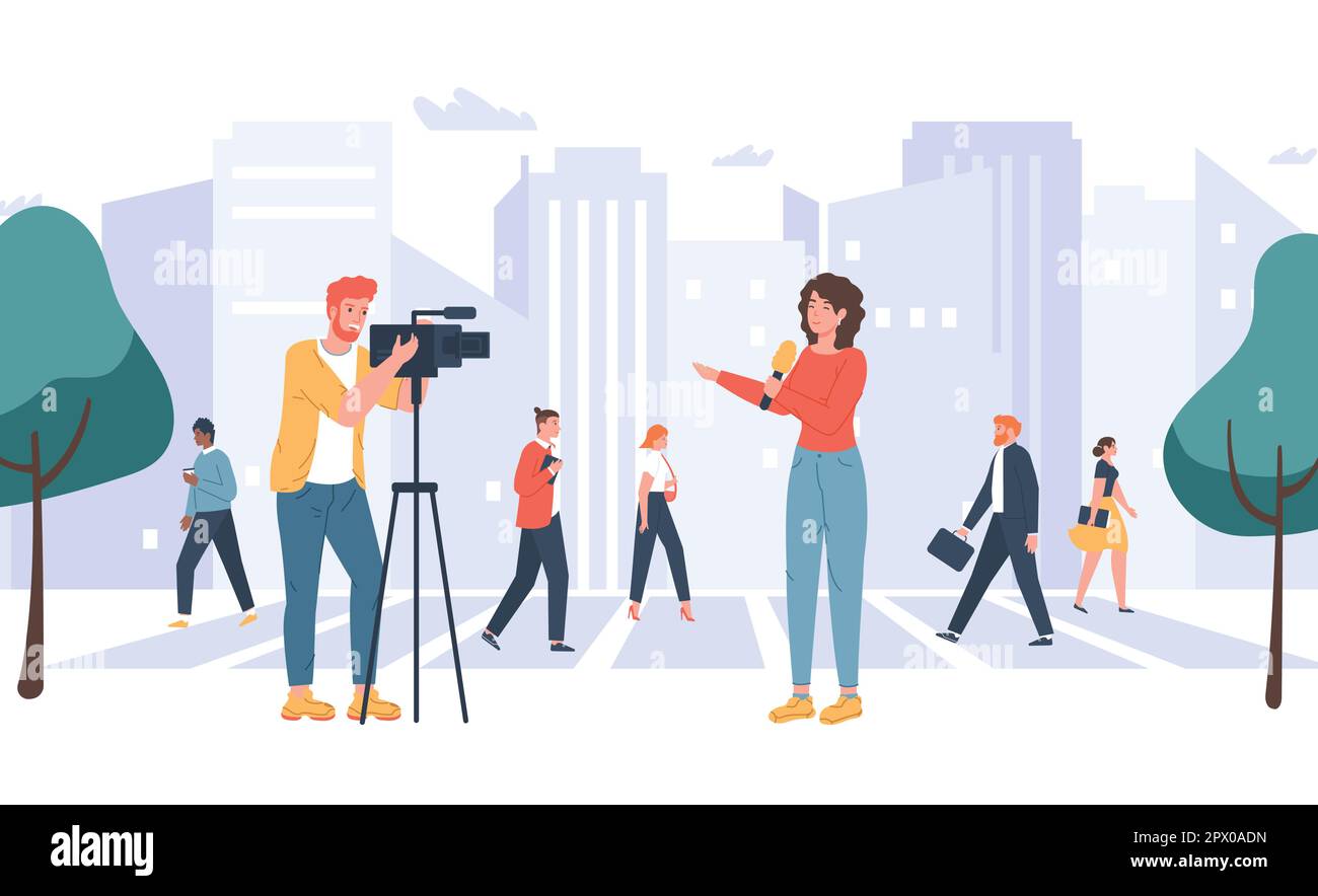 Telling Journalists Stock Vector Images Alamy