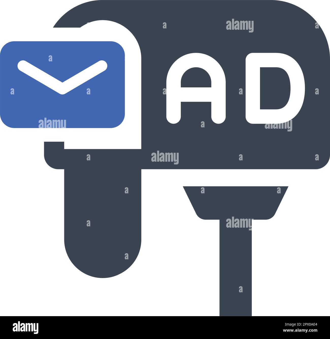 Advertisement letter post icon Stock Vector Image & Art - Alamy