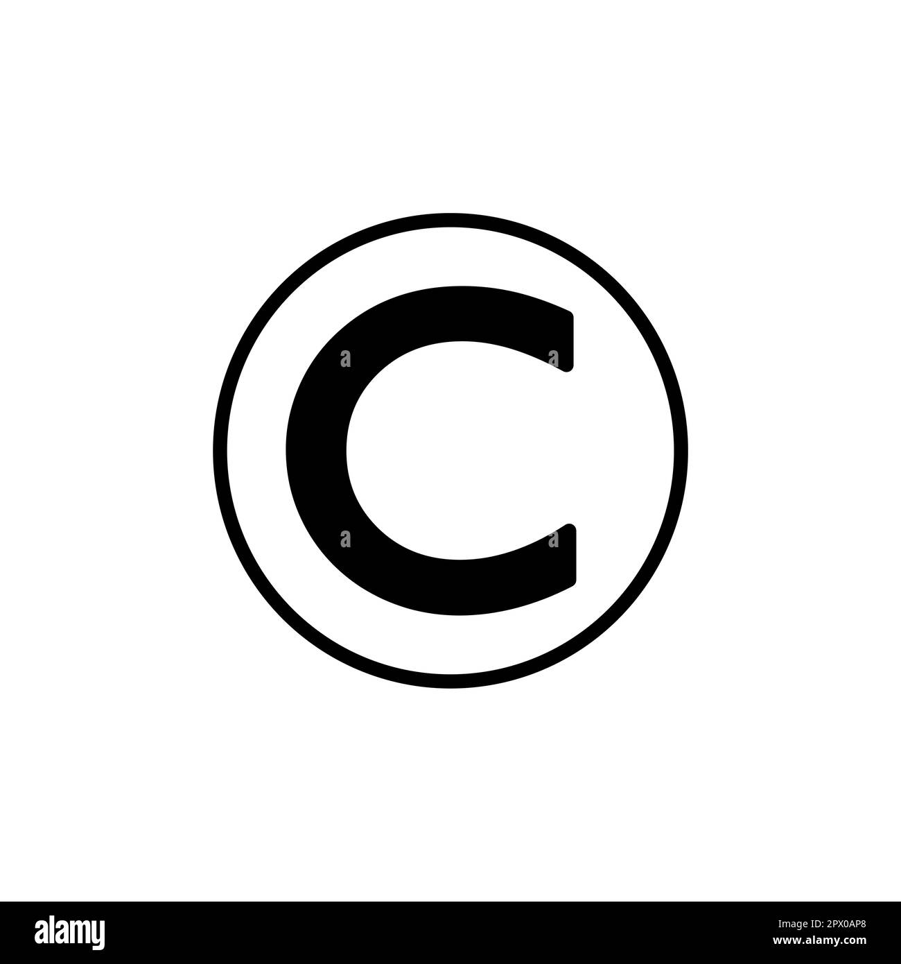 Copyright icon vector. copyright symbol Stock Vector Image & Art - Alamy