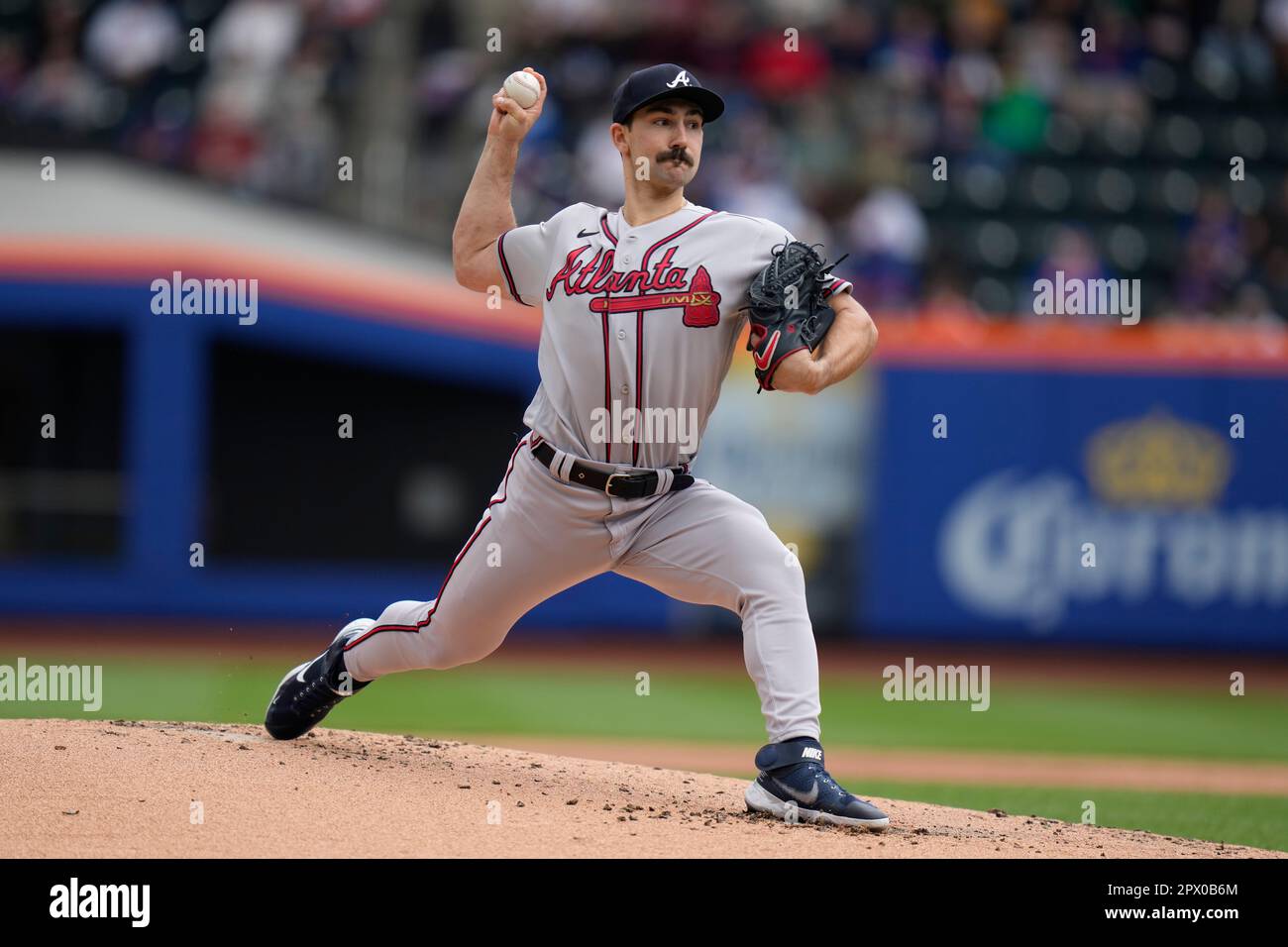 Atlanta Braves pitcher Spencer Strider throws during the first inning ...