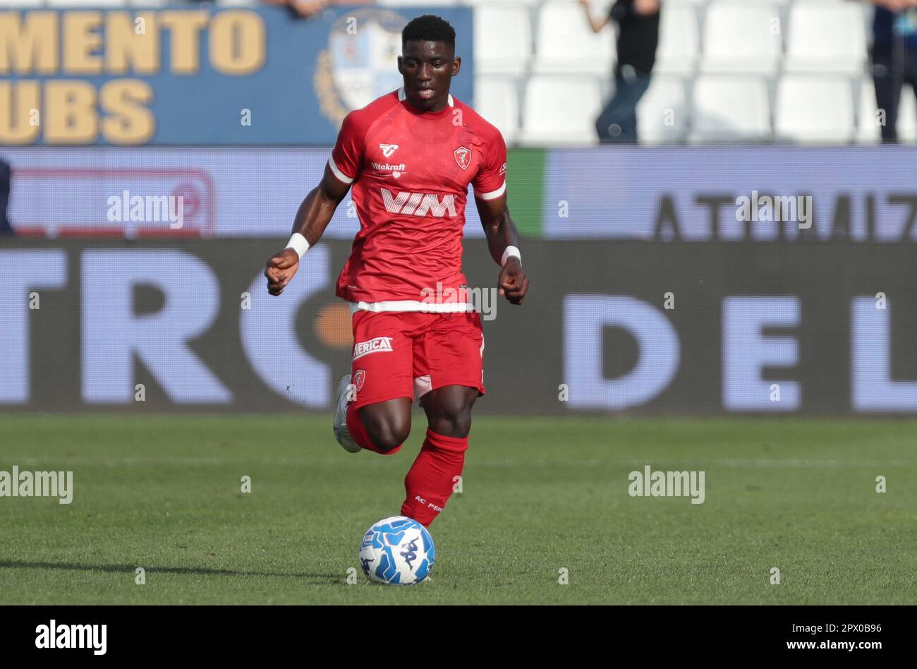 Yeferson Paz (Perugia a.c.) during the Italian Football Championship ...