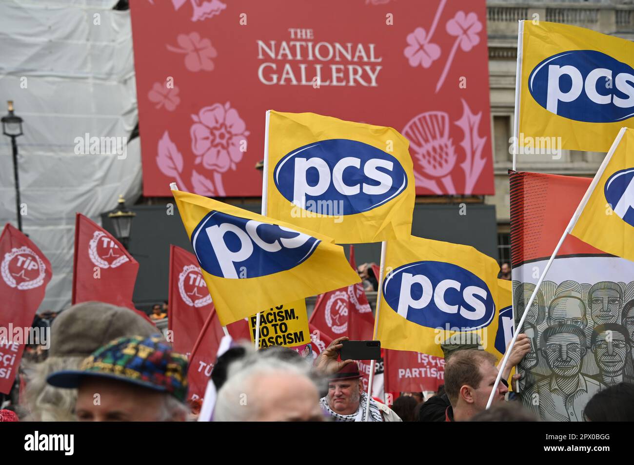 London, UK. 1st May 2023; The union represents working people on Labour ...
