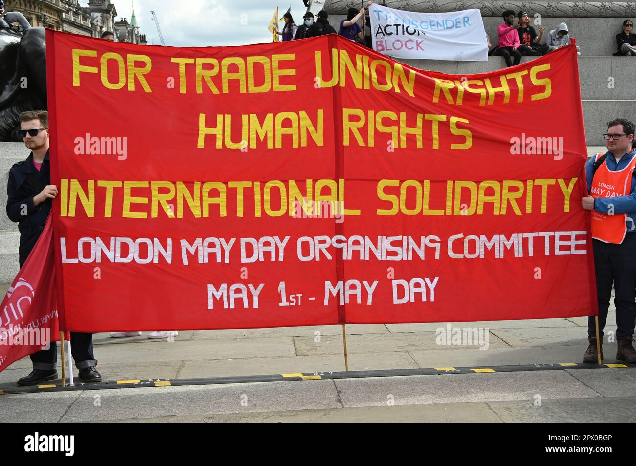 London, UK. 1st May 2023; The union represents working people on Labour ...