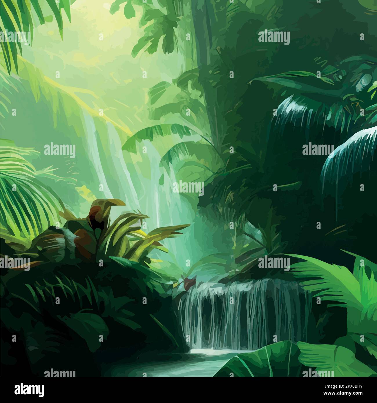 Bog hiking trail Stock Vector Images - Alamy