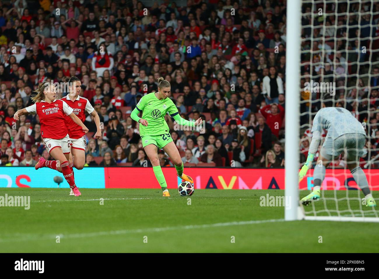 Emirates Stadium, London, UK. 1st May, 2023. Womens Champions League ...
