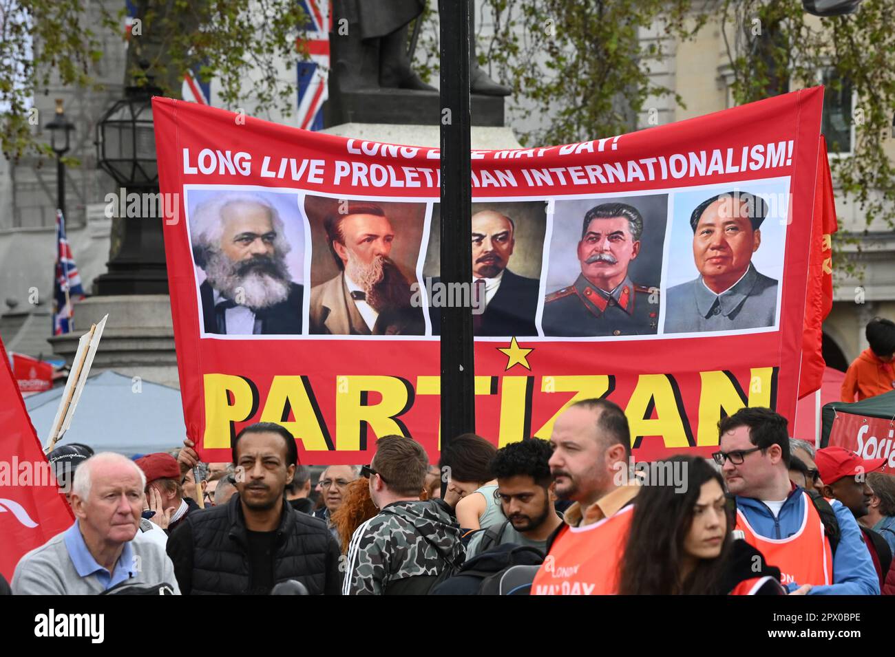 London, UK. 1st May 2023; The union represents working people on Labour ...