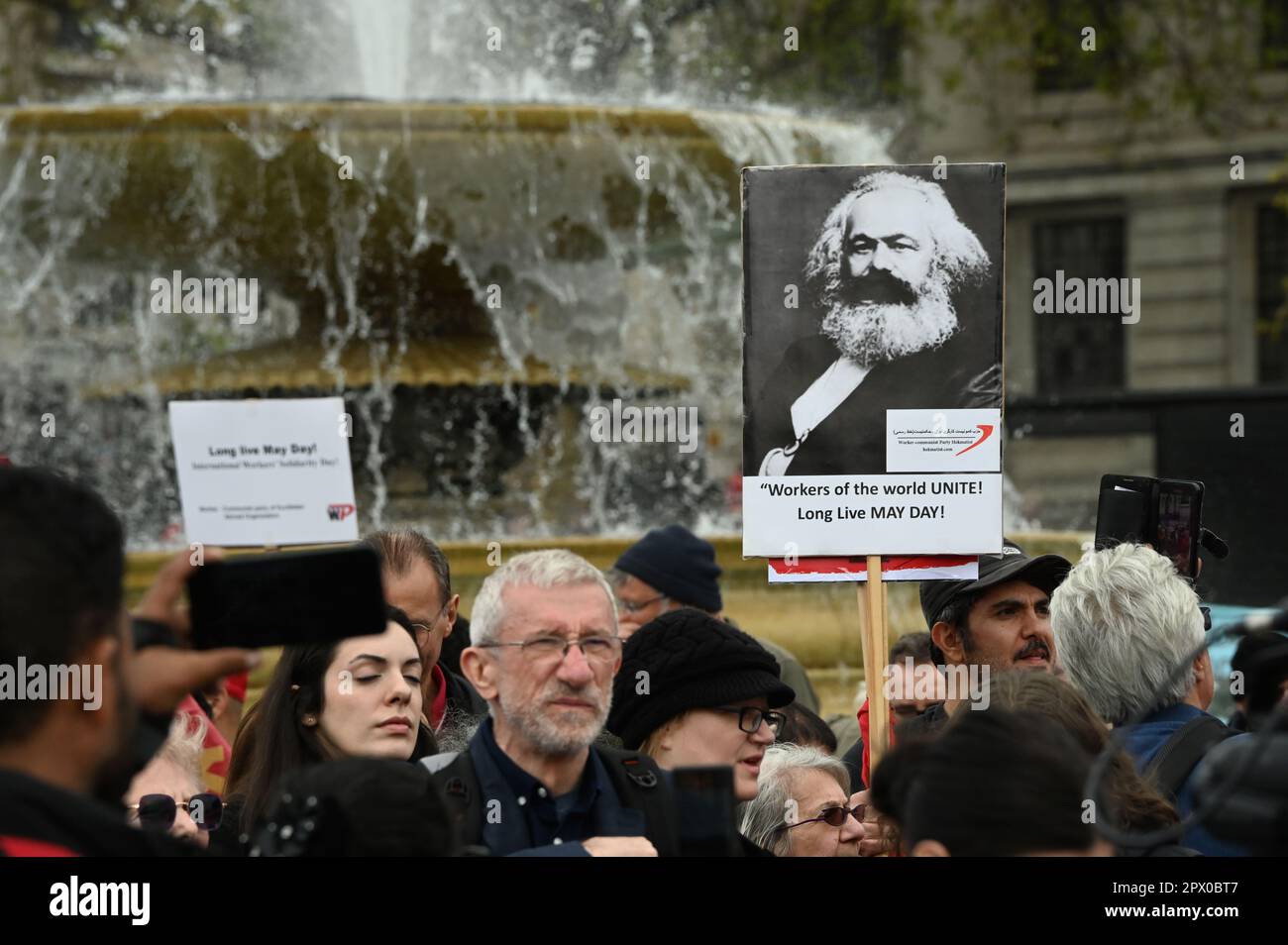 London, UK. 1st May 2023; The union represents working people on Labour ...
