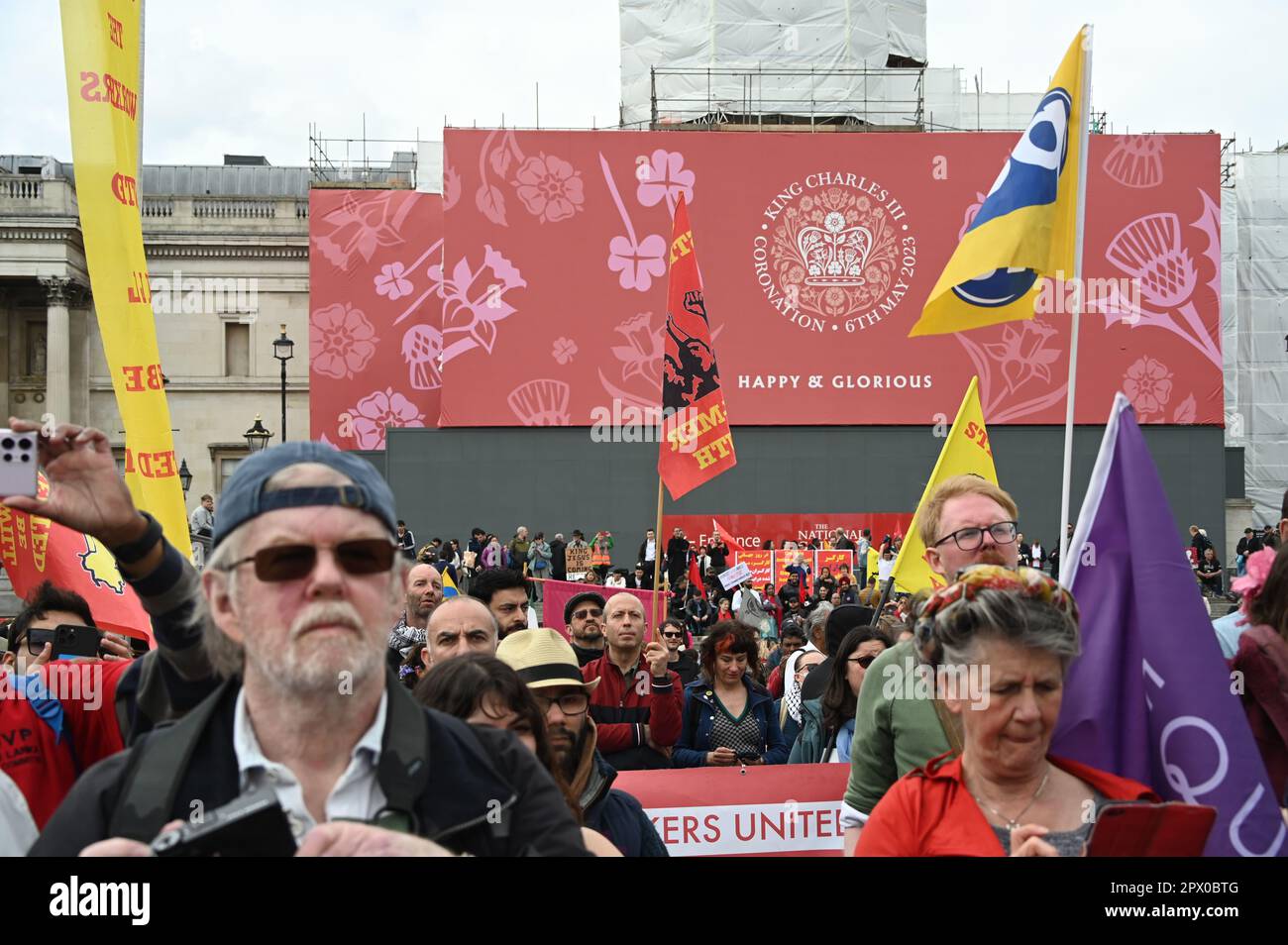 London, UK. 1st May 2023; The union represents working people on Labour ...