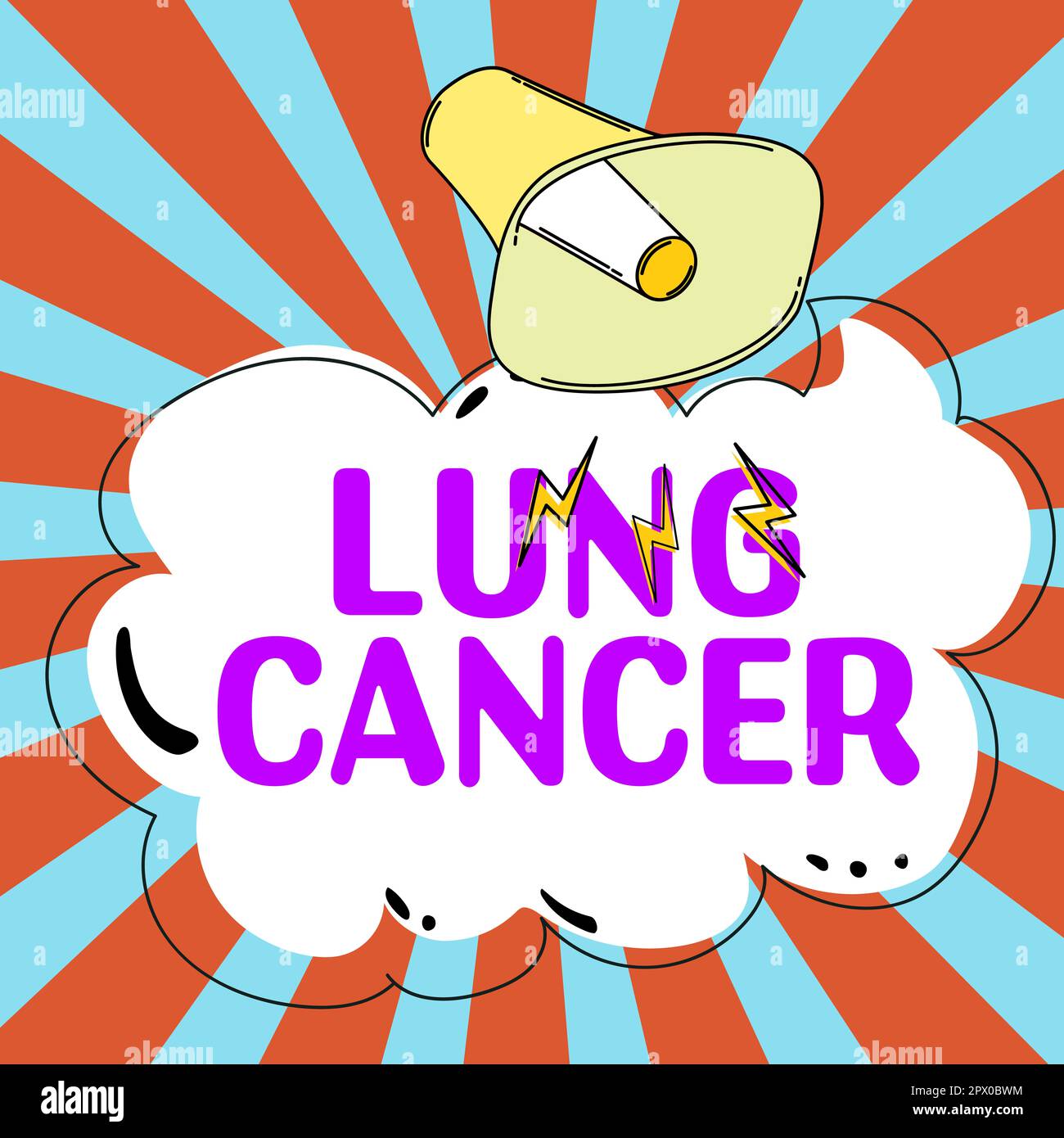 Handwriting text Lung Cancer, Business approach Uncontrolled growth of ... Handwriting text Lung Cancer, Business approach Uncontrolled growth of ...