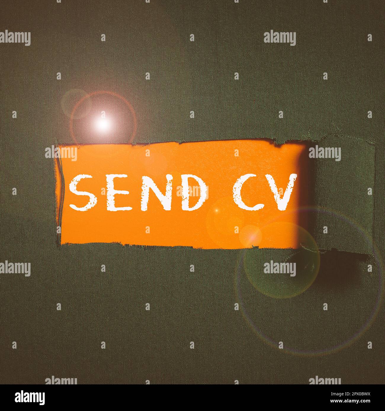 Text caption presenting Send Cv, Word Written on Give resume curriculum ...