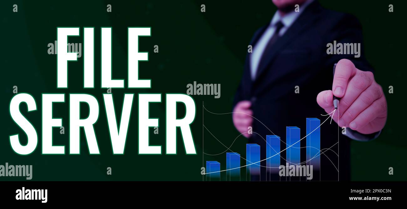 Conceptual Display File Server Internet Concept Device Which Controls Access To Separately