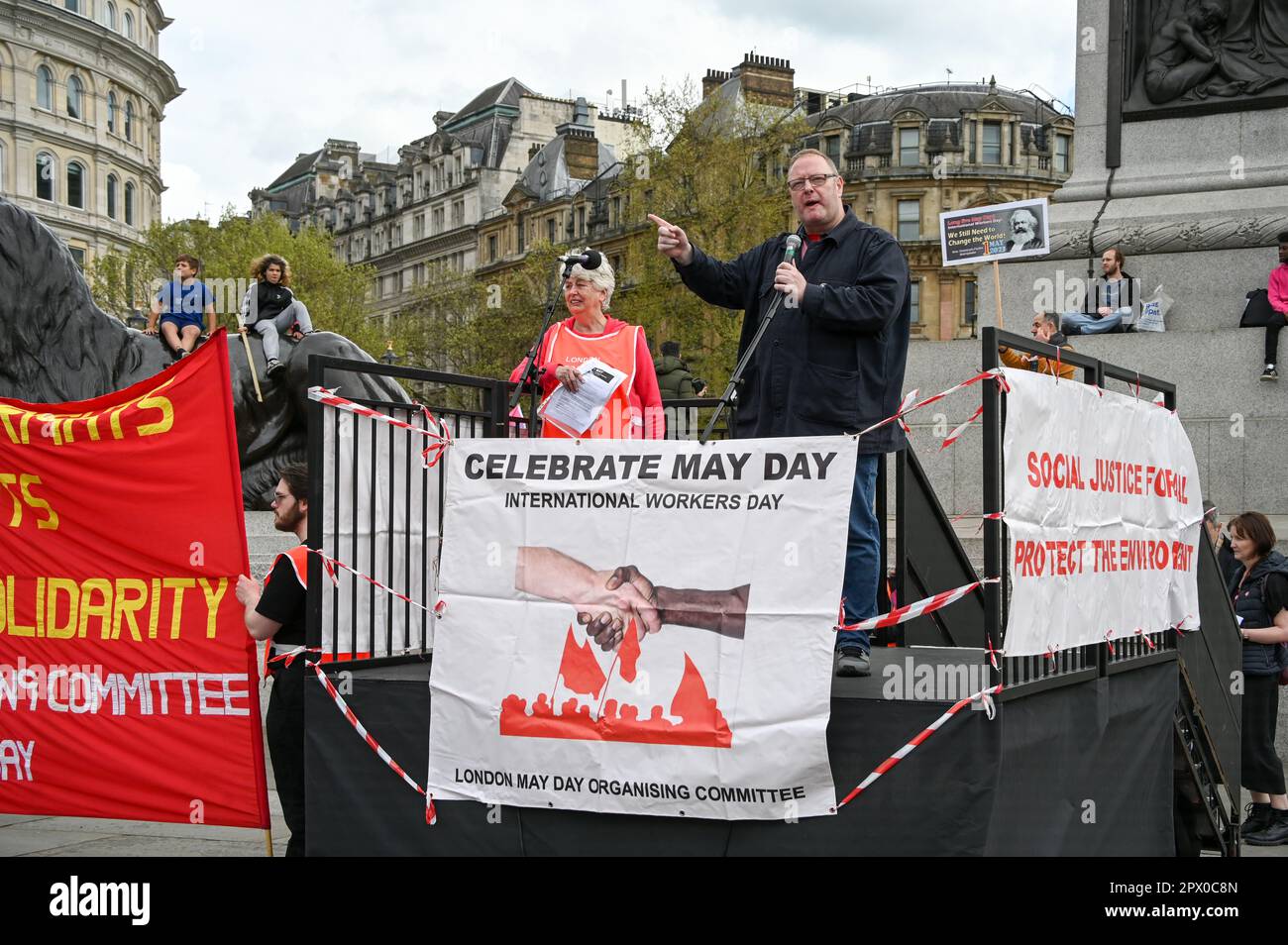 London, UK. 1st May 2023; Speakers Martin Cavanagh, deputy president of ...