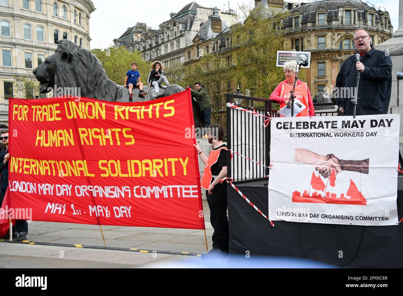 London, UK. 1st May 2023; Speakers Martin Cavanagh, deputy president of ...