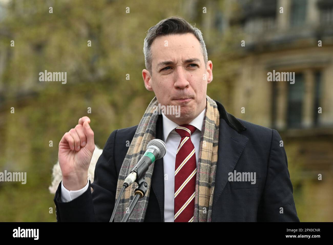 London, UK. 1st May 2023; Speakers Paul Fleming is a General Secretary ...