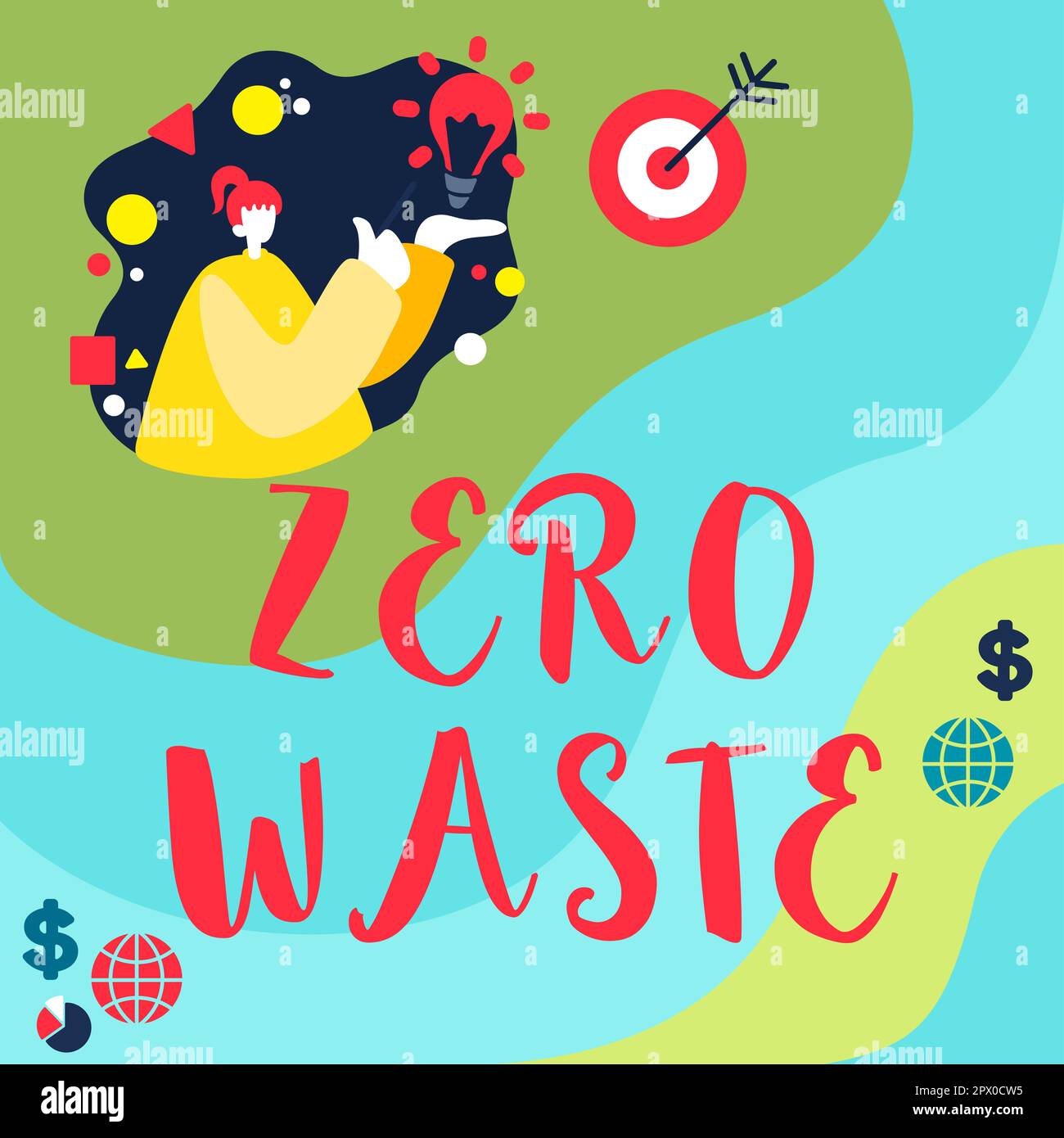 Handwriting text Zero Waste, Word Written on industrial responsibility ...