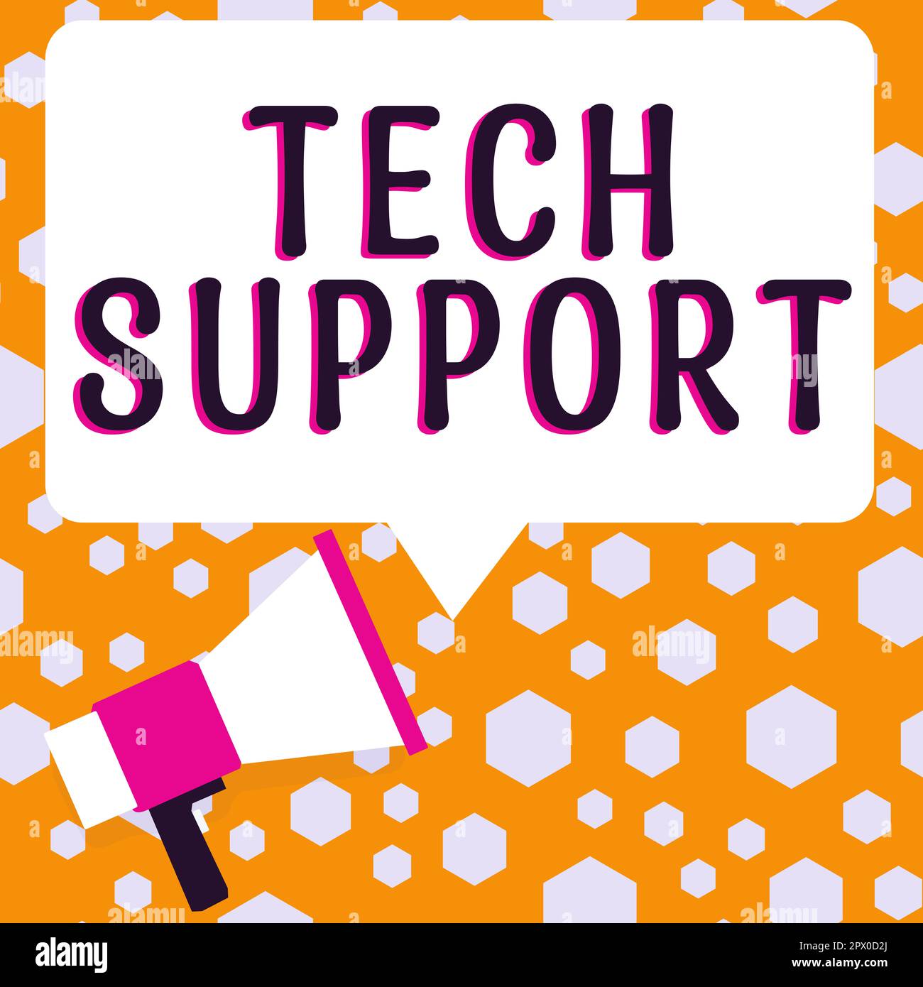 Sign displaying Tech Support, Business idea Assisting individuals who ...
