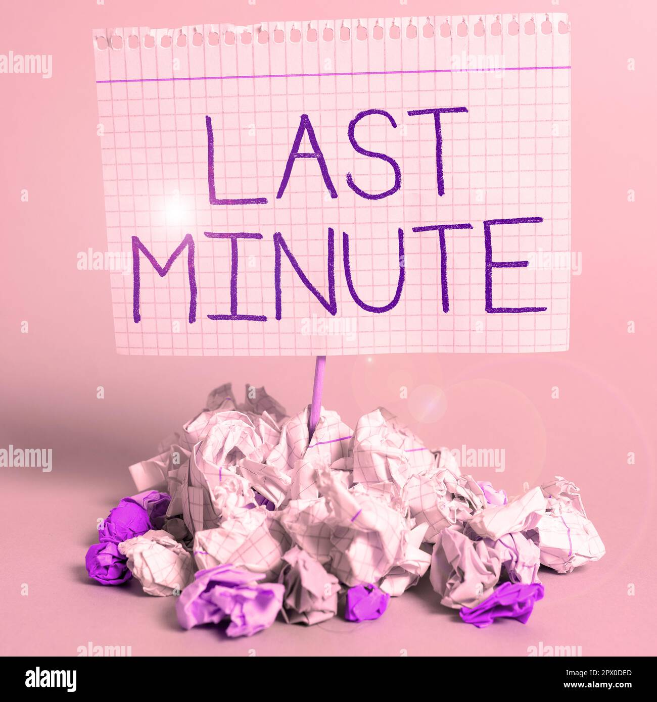 Text Caption Presenting Last Minute Internet Concept Done Or Occurring At The Latest Possible