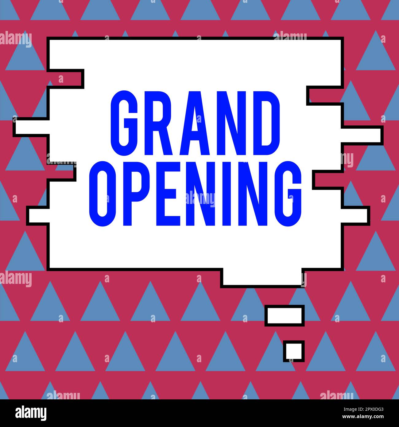 Text showing inspiration Grand Opening, Business approach Ribbon ...