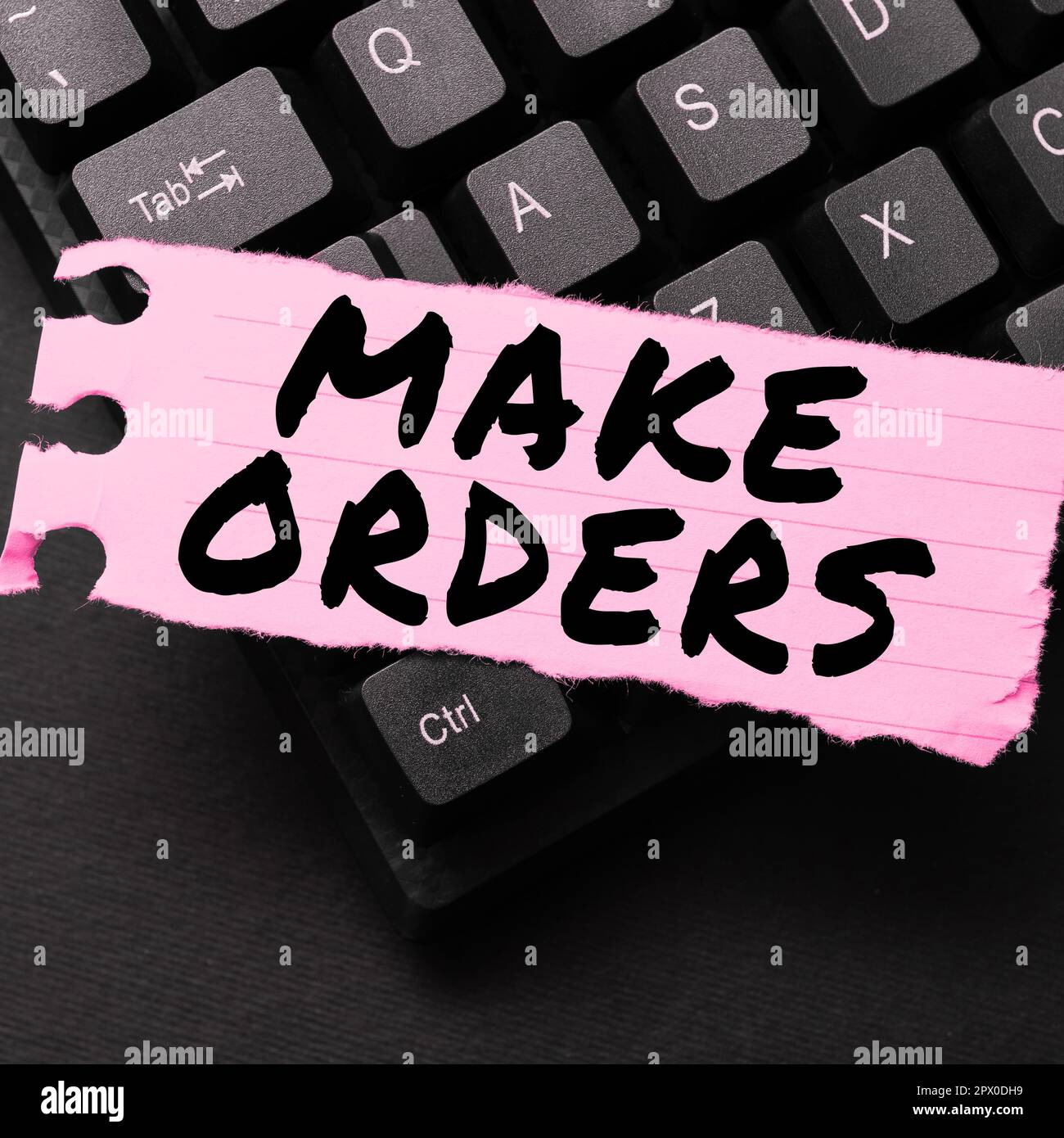 Inspiration showing sign Make Orders, Business approach A confirmed ...