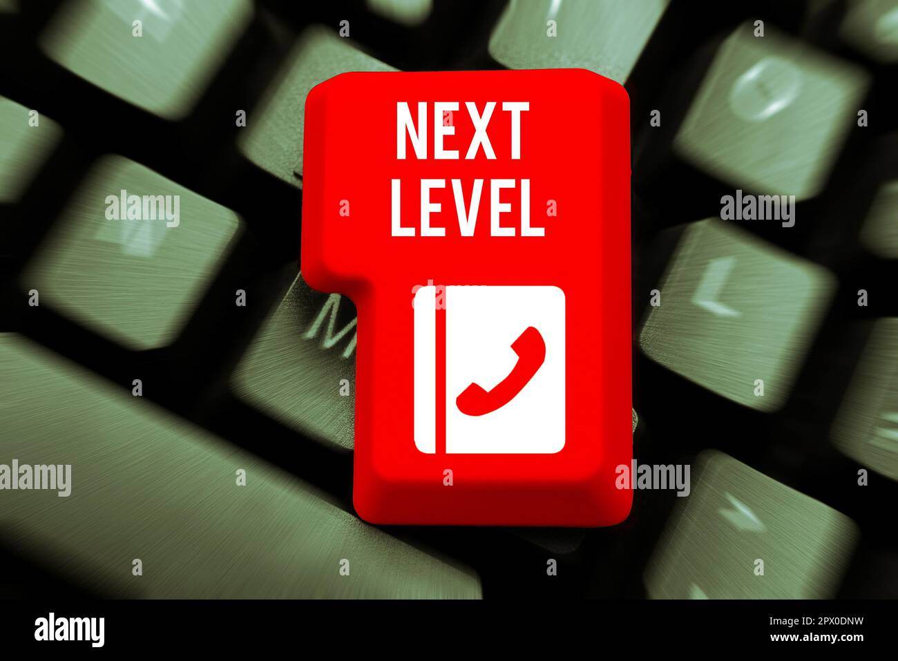 Hand Writing Sign Next Level Word Written On Having More Than One