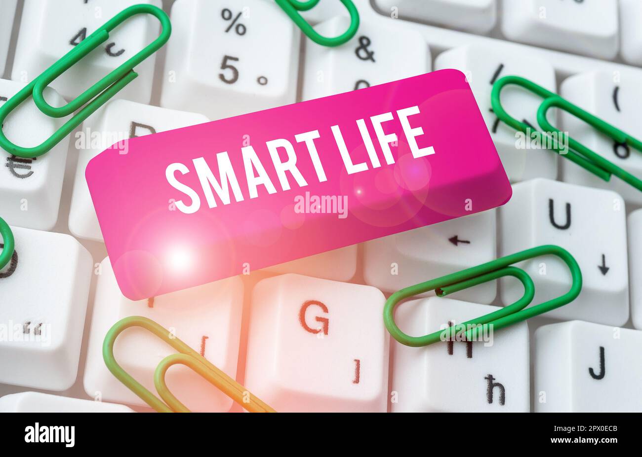 Text sign showing Smart Life, Word for approach conceptualized from a ...