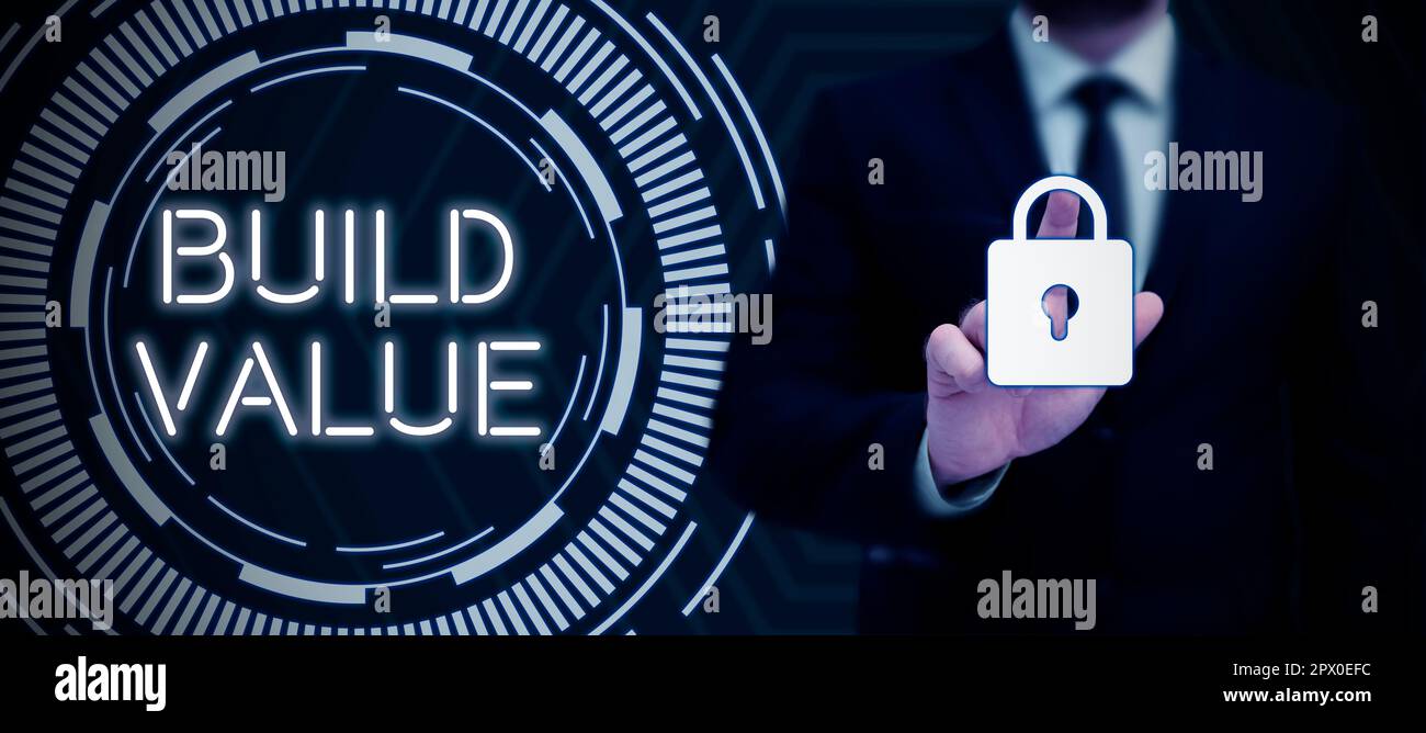 Inspiration Showing Sign Build Value Word For Efficient Enough Way That It Will Generate Profit