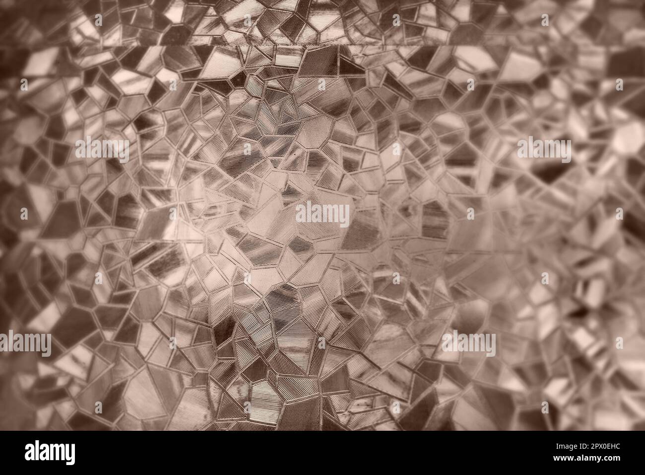 Embossed glass background. Corrugated glass sepia monochrome ...