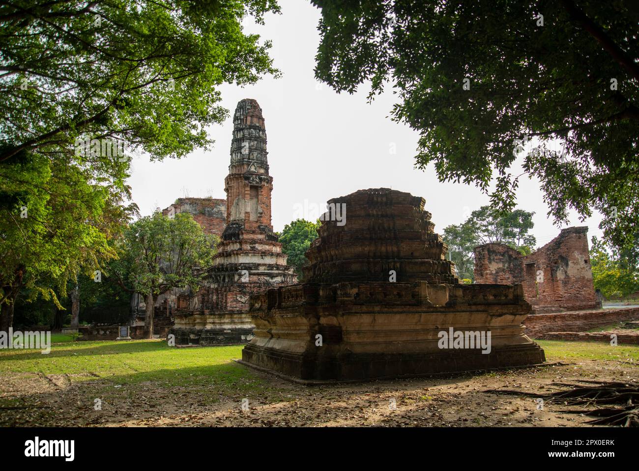the Wat Borom Phuttharam or Borommaphuttharam or the Monastery of the ...