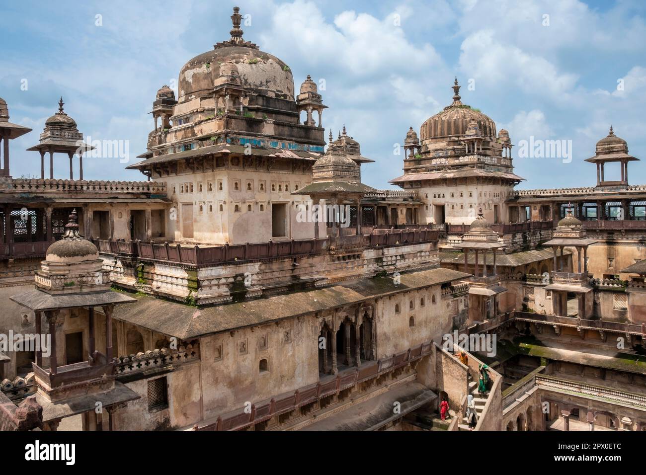 Jahangir Mahal, Orchha, Madhya Pradesh, India Stock Photo - Alamy