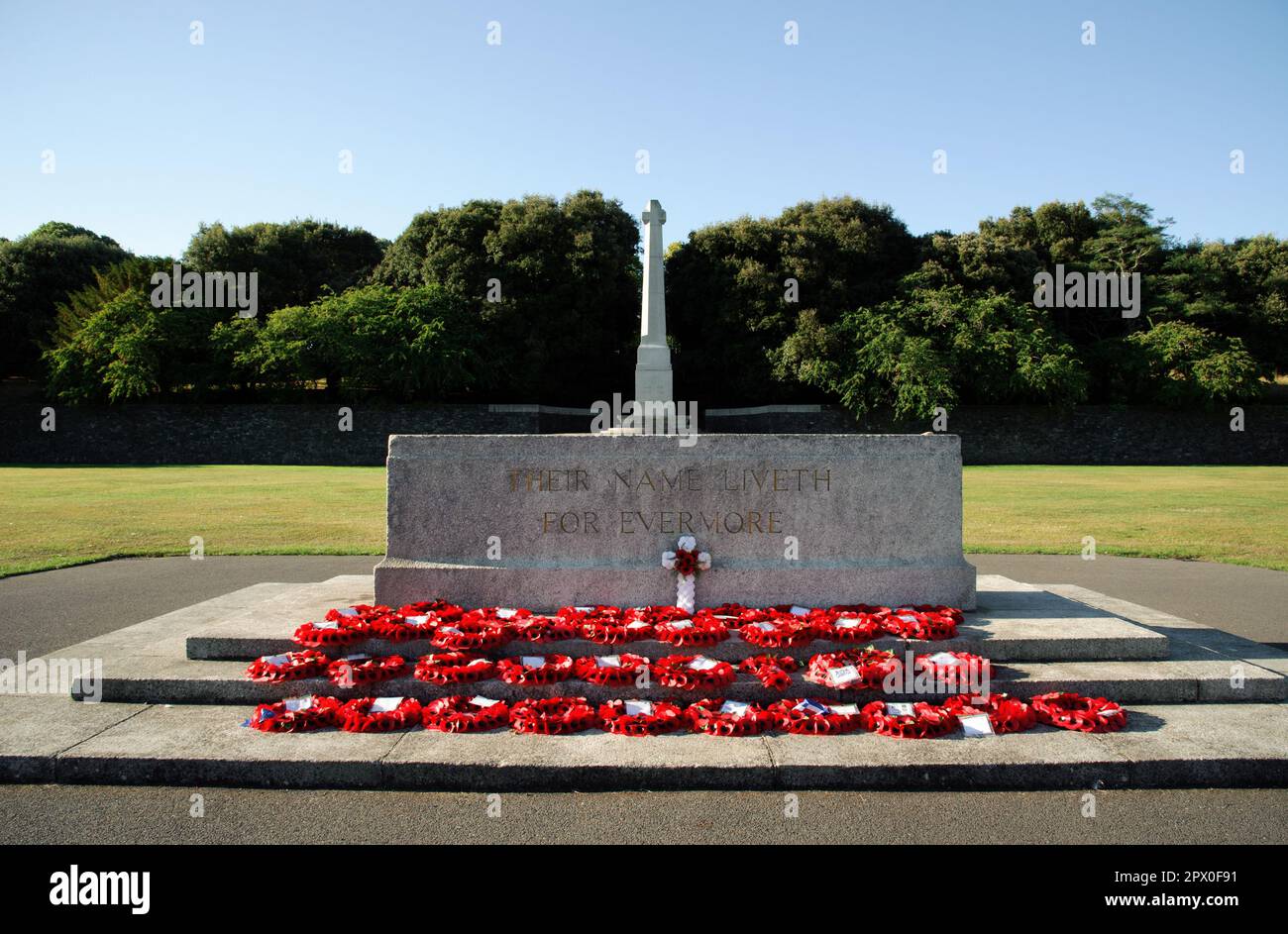 Dublin, Ireland- 12 August, 2022. the Irish War Memorial Gardens in ...