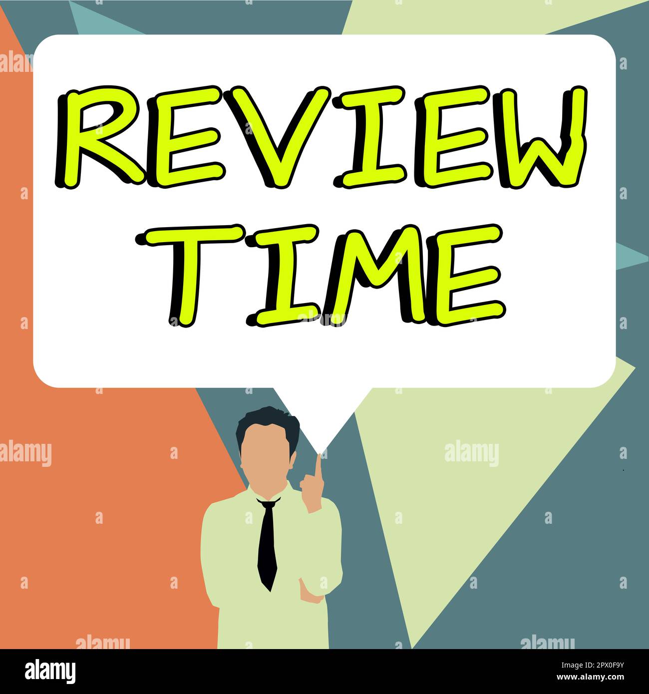Writing displaying text Review Time, Word Written on situation or ...
