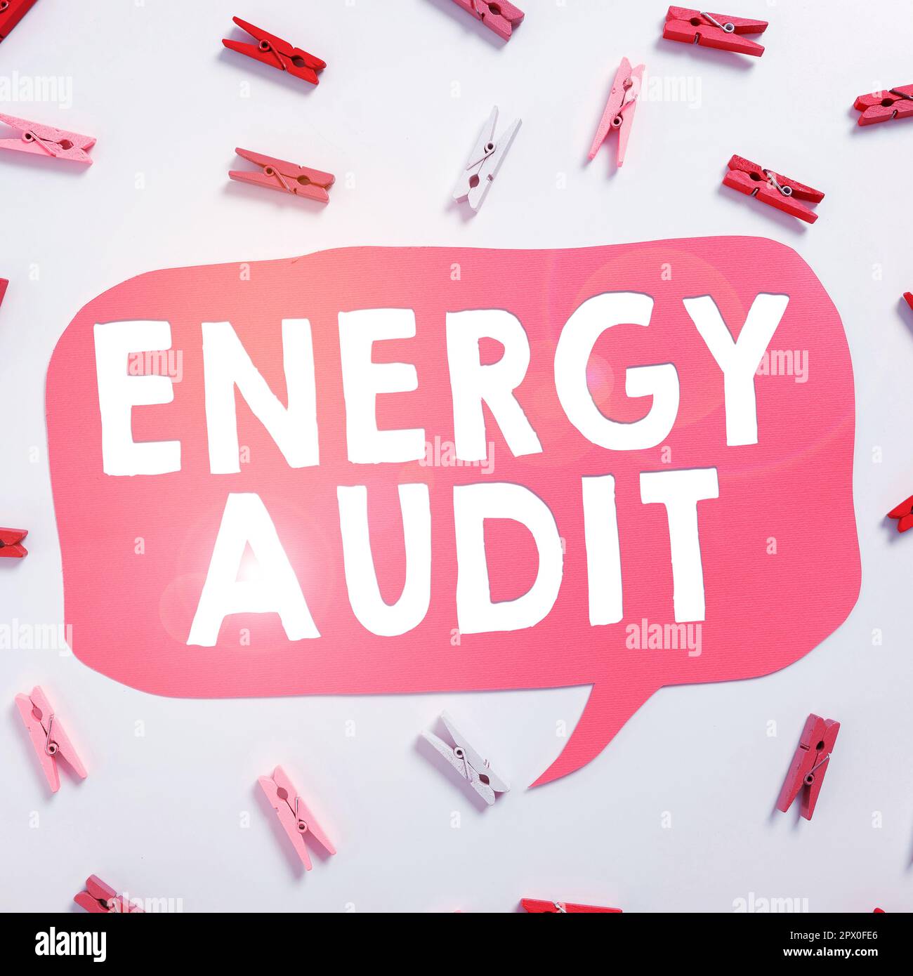 Sign displaying Energy Audit, Word for assessment of the energy needs ...