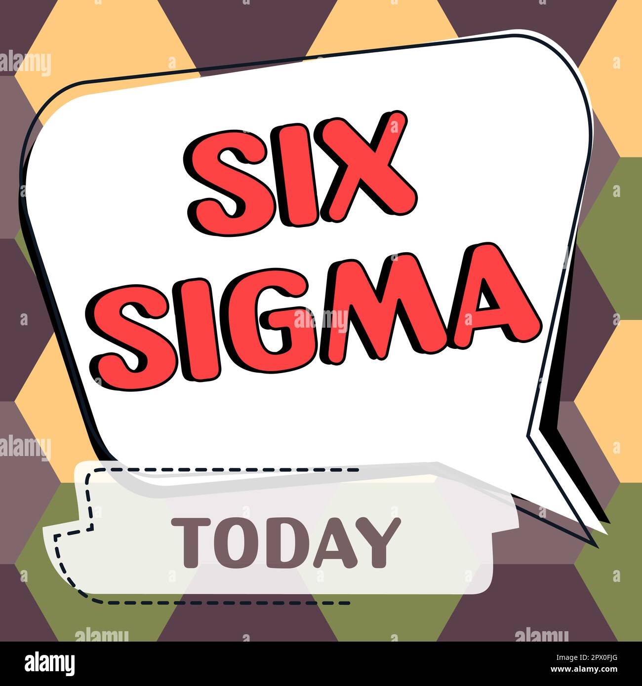 Text showing inspiration Six Sigma, Conceptual photo management ...