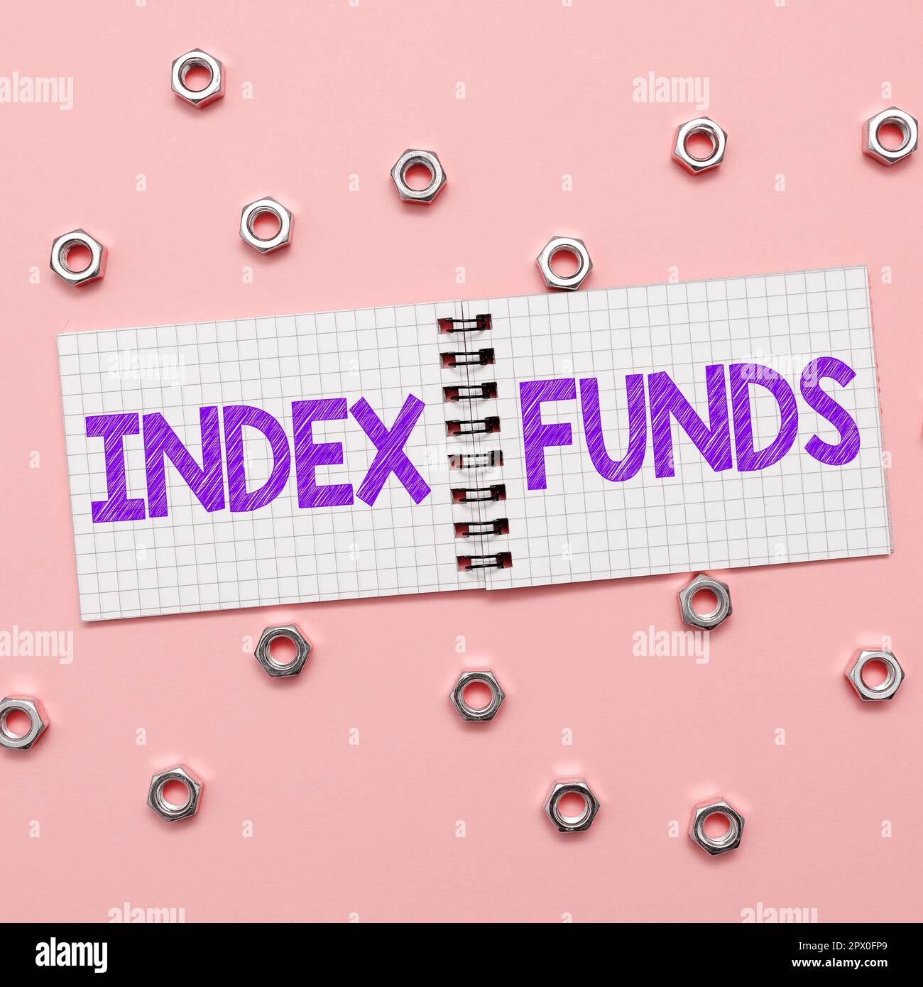 Sign displaying Index Funds, Business approach mutual fund built to ...
