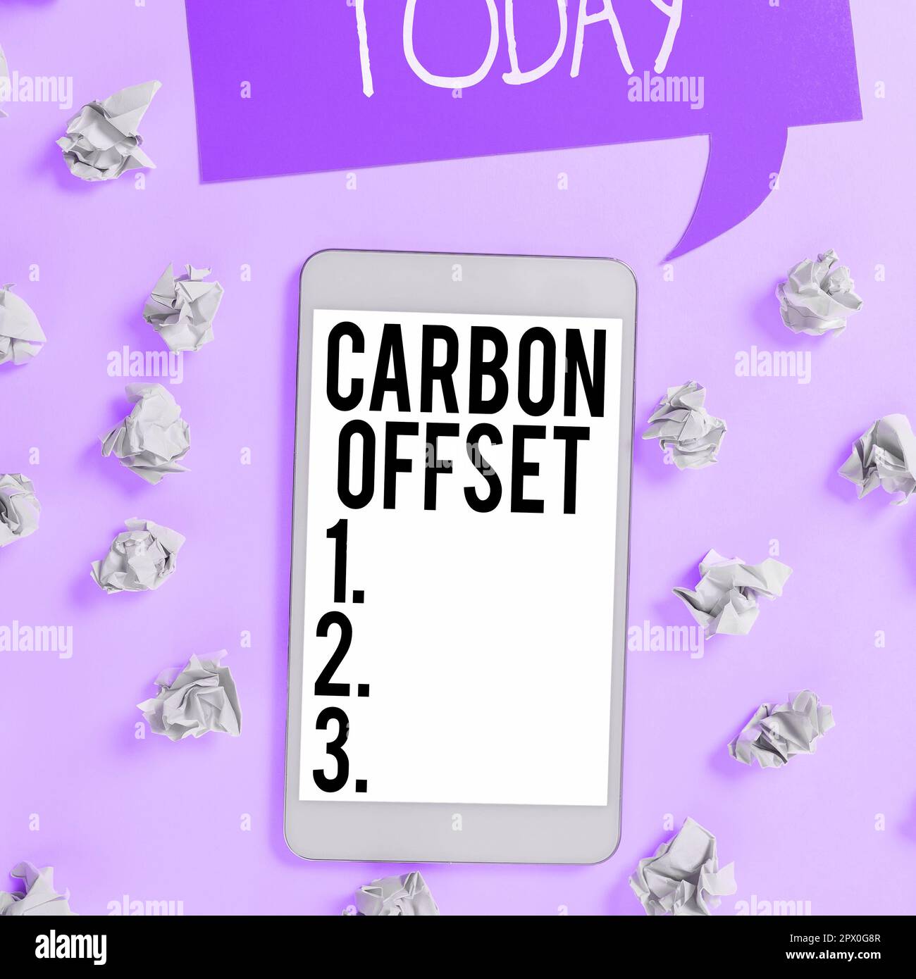 Inspiration showing sign Carbon Offset, Business approach Reduction in ...