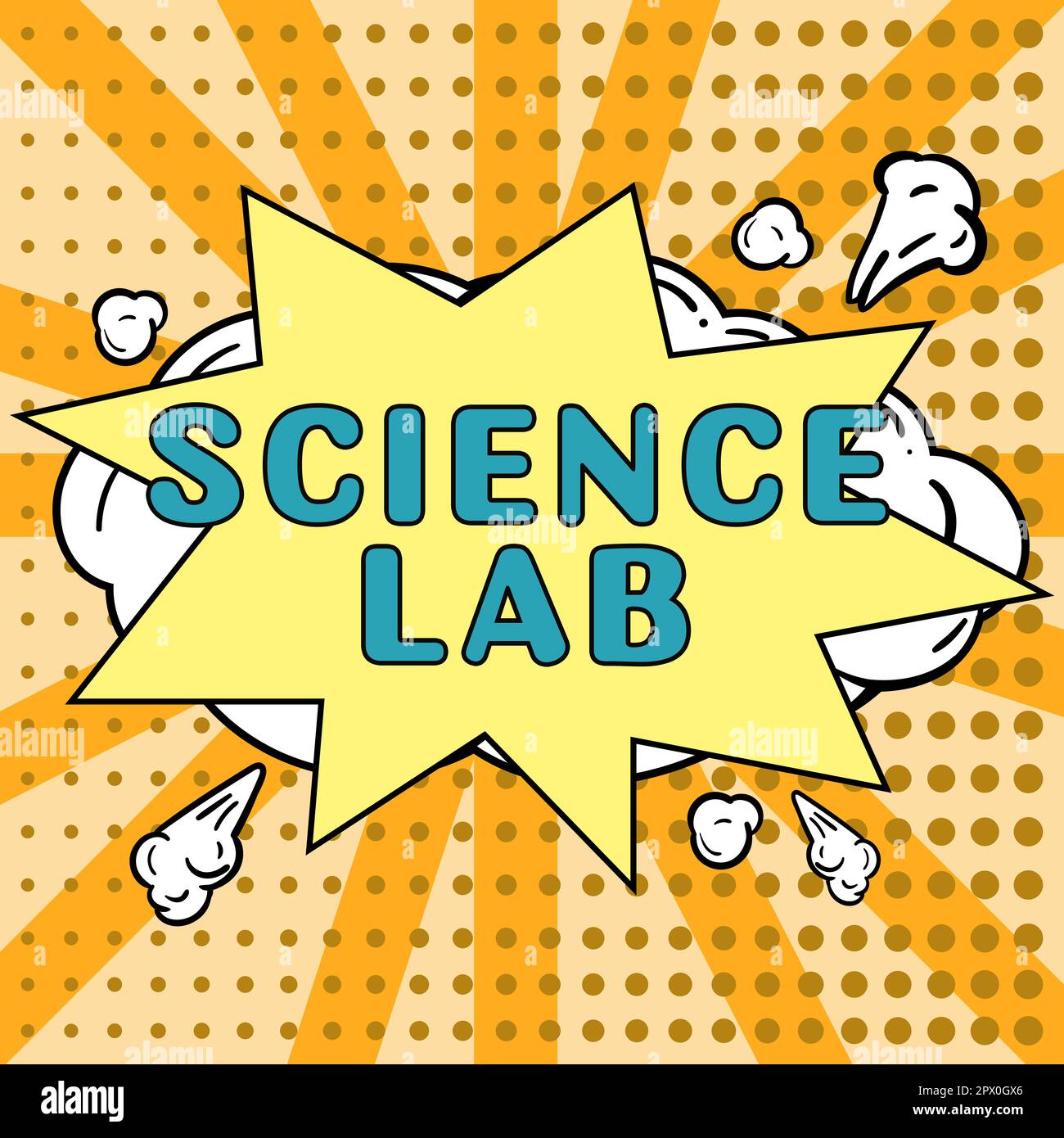 Conceptual caption Science Lab, Word Written on special facility where ...