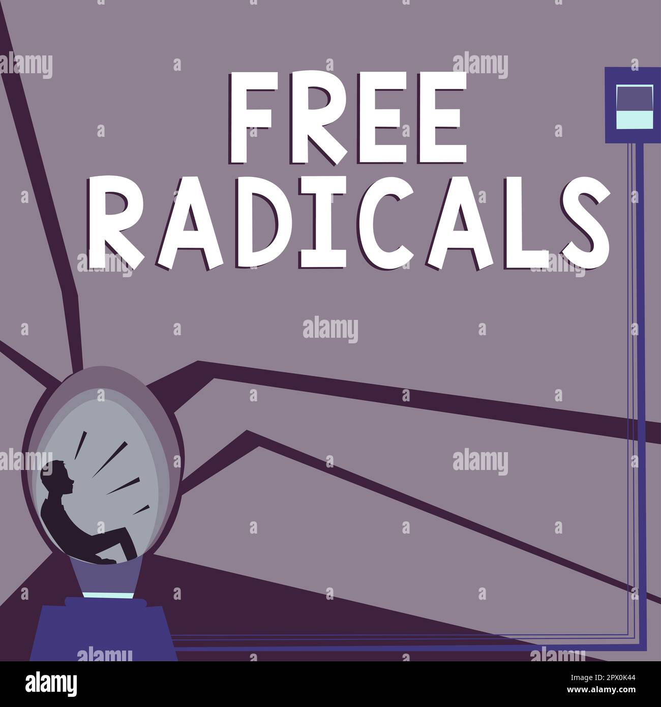 Hand writing sign Free Radicals, Business concept produced in body by ...