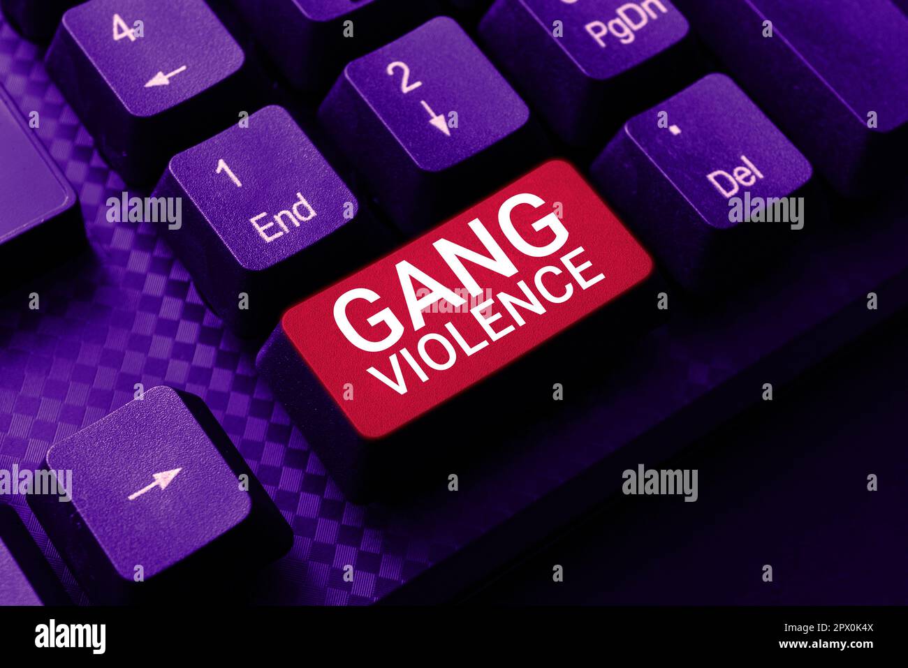 Writing displaying text Gang Violence, Business idea infringement of ...