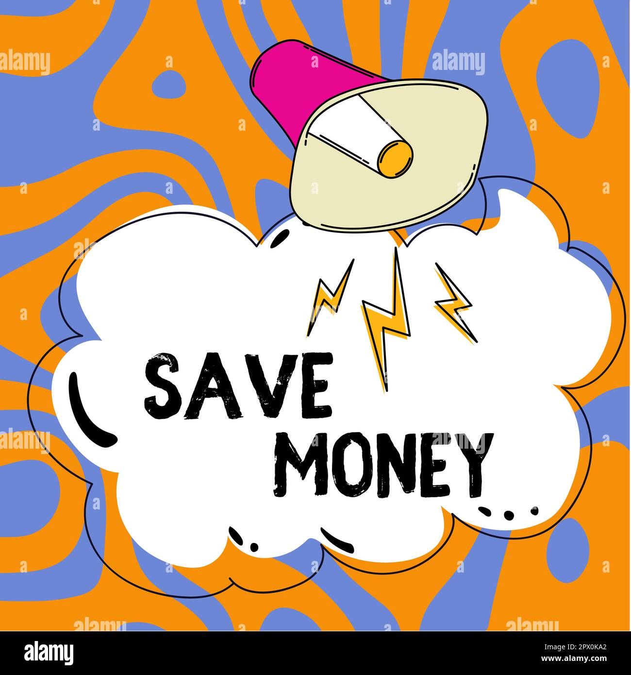 Text caption presenting Save Money, Word for store some of your cash ...